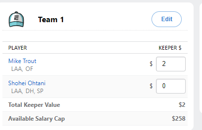 Keeper Leagues – ESPN Fan Support